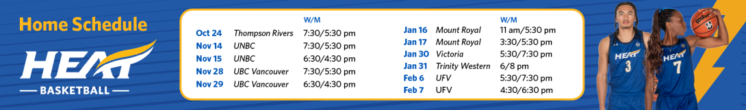 UBCO Heat Basketball | The Box Office